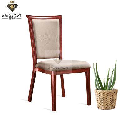 China Imitated Wood Aluminum Frame Modern Banquet Chairs 5.5kgs for sale