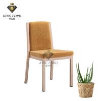China KINGFFORD 30*30*2.0mm Tube Imitated Wood Chair Wooden Dining Room Chairs for sale