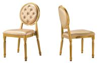 China Manufactures Promotion Cheap Modern Luxury Gold Wedding Chair for sale