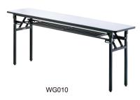 China 1.2mm Frame Oblong Banquet Table Fast Food Standing Table Black Powder Coated for sale