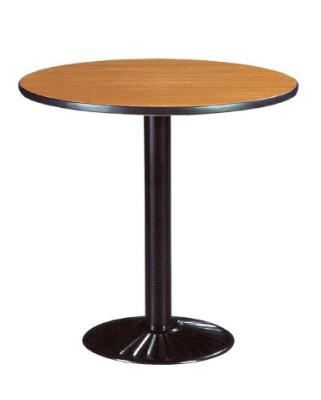 China Iron Leg Round Banquet Buffet Table PVC Surface Plywood Board for sale