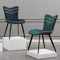 China Metal 1.2mm Iron Tube Stylish Comfortable Dining Chairs 7kgs for sale