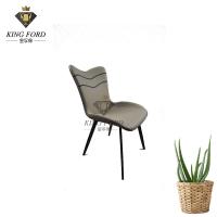 China 1.0mm Iron Tube Antique Style Comfortable Casual Dining Chairs OEM for sale