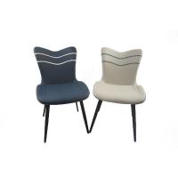 China 1.0mm Iron Tube Antique Style Comfortable Casual Dining Chairs OEM for sale