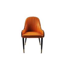 China 1.0mm Iron Comfort Design Dining Chair Powder Coated Finished for sale