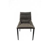 China Antique Design Restaurant Comfy Leather Dining Chairs 7kgs for sale