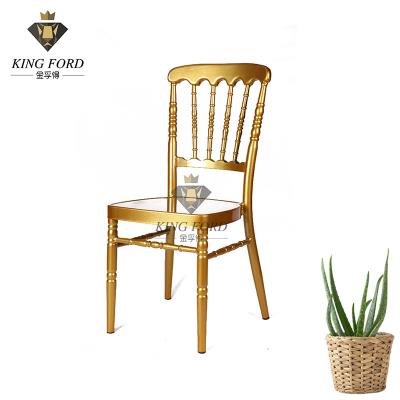 China Iron Frame Rose Gold Natural Chiavari Chair Support OEM ODM for sale