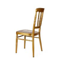 China Iron Frame Rose Gold Natural Chiavari Chair Support OEM ODM for sale