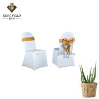 China KINGFORD Microfiber Slip Covered Dining Chairs Seat Covers for sale