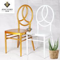 China Hall Fashion Part Iron Frame Gold Chiavari Chairs Wedding OEM for sale