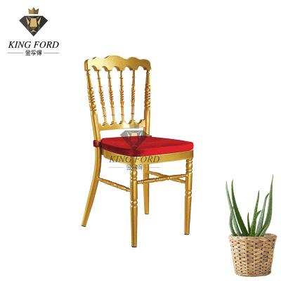 China Hotel Furniture Silver Chiavari Banquet Chairs Powder Coating for sale