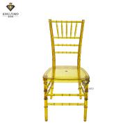 China SGS Event Wedding Plastic Chairs PC Material K/D Design Stain Resistant for sale