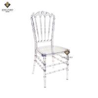China Resin Clear Chiavari Chairs For Wedding Commercial Furniture 42cm*40cm*92cm for sale