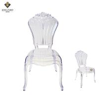 China Modern Plastic Resin Acrylic Dining Chair For Wedding Party And Restaurant for sale