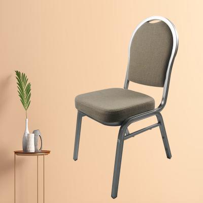 China Modern Stackable Conference Chairs Metal Legs Banquet Chair for sale