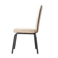 China Dining Wave Back Stackable Banquet Chair Hotel Restaurant Furniture for sale