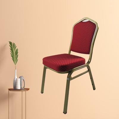 China Custom Stackable Wedding Dining Metal Banquet Chair For Event for sale