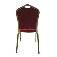 China Custom Stackable Wedding Dining Metal Banquet Chair For Event for sale