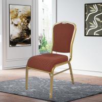 China Gold Metal Stackable Banquet Chair Commercial Hotel Furniture for sale