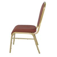China Gold Metal Stackable Banquet Chair Commercial Hotel Furniture for sale