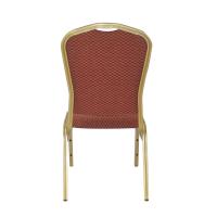 China Gold Metal Stackable Banquet Chair Commercial Hotel Furniture for sale