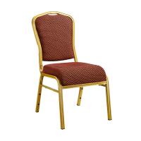 China Gold Metal Stackable Banquet Chair Commercial Hotel Furniture for sale