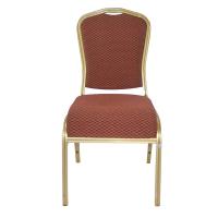 China Gold Metal Stackable Banquet Chair Commercial Hotel Furniture for sale