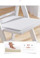 China Square Outdoor Folding Chairs Wedding Party Wimbledon Garden White Resin Chairs for sale