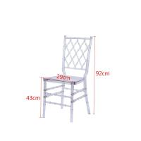 China Event Party Stacking Wedding Plastic Chairs Transparent Weather Resistant for sale