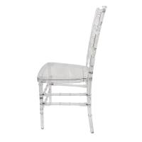 China Event Party Stacking Wedding Plastic Chairs Transparent Weather Resistant for sale