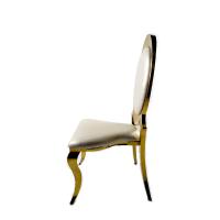 China Gold Stainless Steel Wedding Banquet Chair For Restaurant Hotel for sale