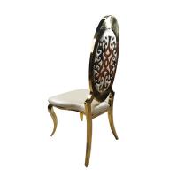 China Gold Stainless Steel Wedding Banquet Chair For Restaurant Hotel for sale