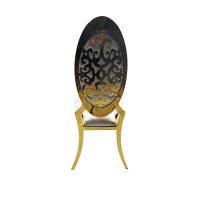 China Gold Stainless Steel Wedding Banquet Chair For Restaurant Hotel for sale