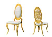 China Gold Stainless Steel Wedding Banquet Chair For Restaurant Hotel for sale
