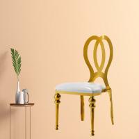 China High Density Foam Stainless Steel Chair With Sleek PU Cushion Living Room Furniture for sale