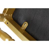 China Powder Coating Gold Chiavari Chairs For Weddings Soft Seat Fabric Foam for sale