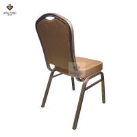 China Stackable Hotel Banquet Chair Iron Aluminum Powder Coating Finish Tyrone Chair for sale