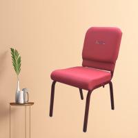 China Interlock Metal Stacking Church Chair  400KG Supporting Conference Room Chair for sale