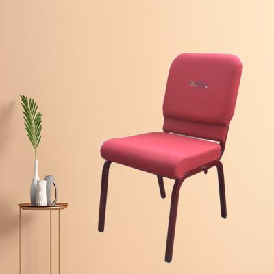 China Interlock Metal Stacking Church Chair  400KG Supporting Conference Room Chair for sale