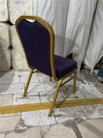 China Aluminum Stacking Gold Wedding Restaurant Banquet Chair Commercial Furniture for sale