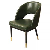 China Luxury Modern Nordic Style Back Rest Leather Chair Living Room Hotel Furniture for sale