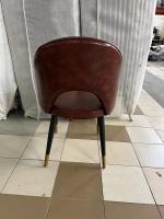 China Luxury Modern Nordic Style Back Rest Leather Chair Living Room Hotel Furniture for sale