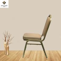 China Comfortable Indoor Living Mall Metal Frame Door Garden Banquet Chair for sale