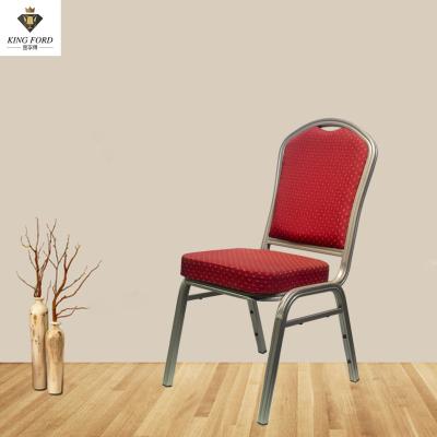 China Stackable Steel Tube Stacking Chairs Wedding Modern Luxury Hotel  Banquet Chair for sale