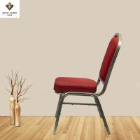 China Stackable Steel Tube Stacking Chairs Wedding Modern Luxury Hotel  Banquet Chair for sale