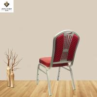 China Stackable Steel Tube Stacking Chairs Wedding Modern Luxury Hotel  Banquet Chair for sale