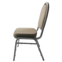 China Modern Style Stackable Garden Conference Furniture Metal Legs Banquet Chair for sale