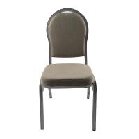 China Modern Style Stackable Garden Conference Furniture Metal Legs Banquet Chair for sale