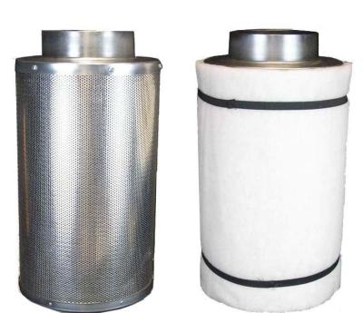 China Hydroponics Activated Carbon Filter 6x24 Inch for Odor Control for sale