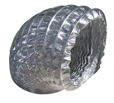 China Double layer Aluminum flexible air ducting wih string  4